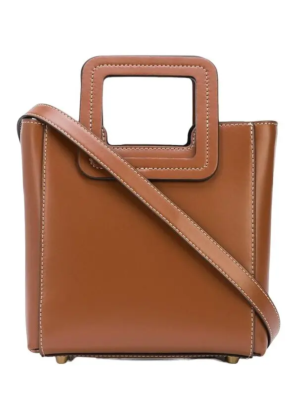 Staud Mini Shirley Tote - Brown