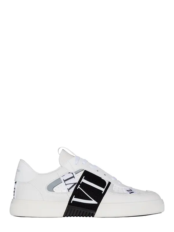 Valentino Garavani Vl7n Logo-strap Sneakers - White