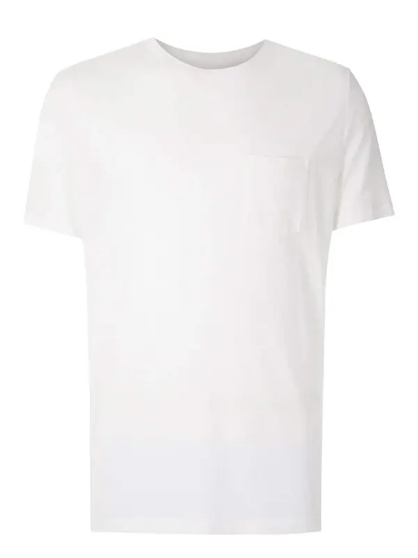 OSKLEN Chest Pocket Crew Neck T-shirt - White