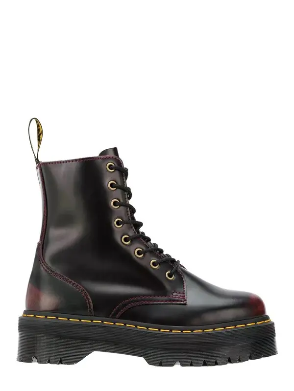 Dr. Martens Jadon Combat Boots - Red