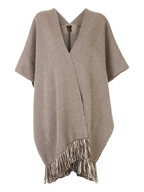Voz Lineas Fringe Duster - Neutrals
