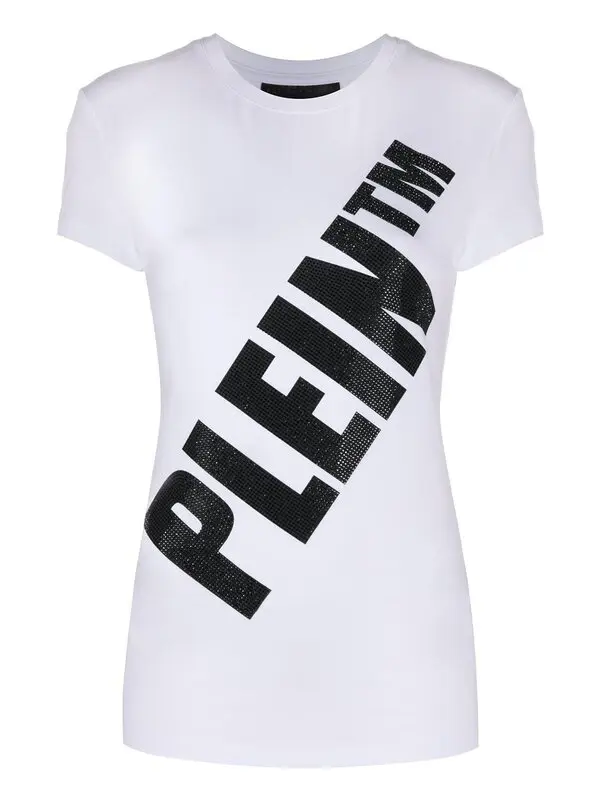 Philipp Plein Logo Print T-shirt - White