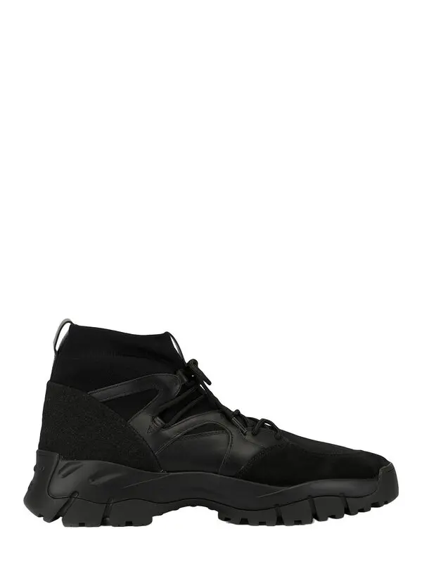 TOD'S Drawstring High-top Sneakers - Black