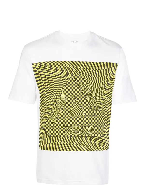 PALACE Mash Eye Illusion-print T-shirt - White