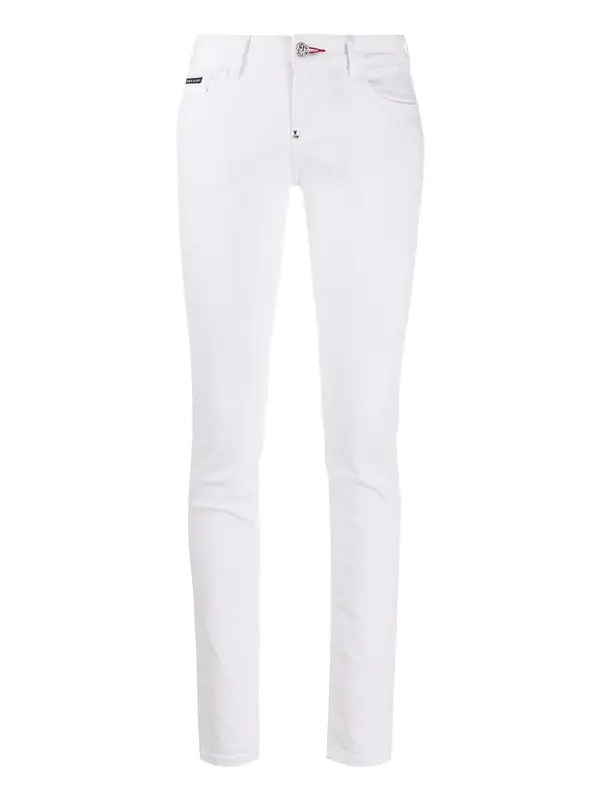Philipp Plein Skinny Jeans - White