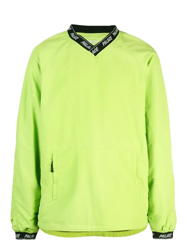 PALACE Aslan Shell Logo-trim Overshirt - Green