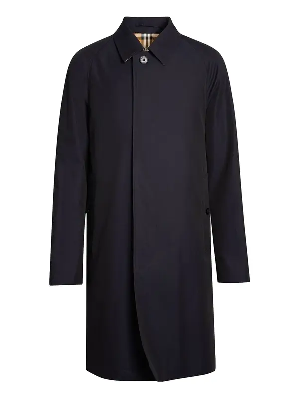 Burberry The Camden Car Coat - Blue