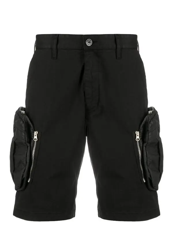 Stone Island Cargo Shorts - Black