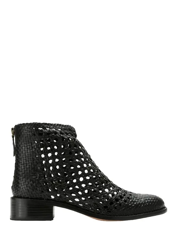 STUDIO CHOFAKIAN Teca Leather Boots - Black