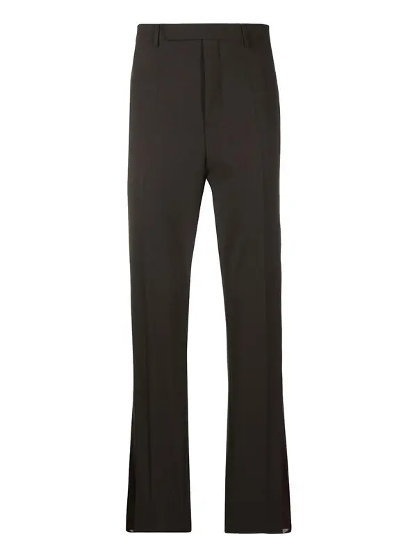 Rick Owens Concealed Front Trousers - Brown