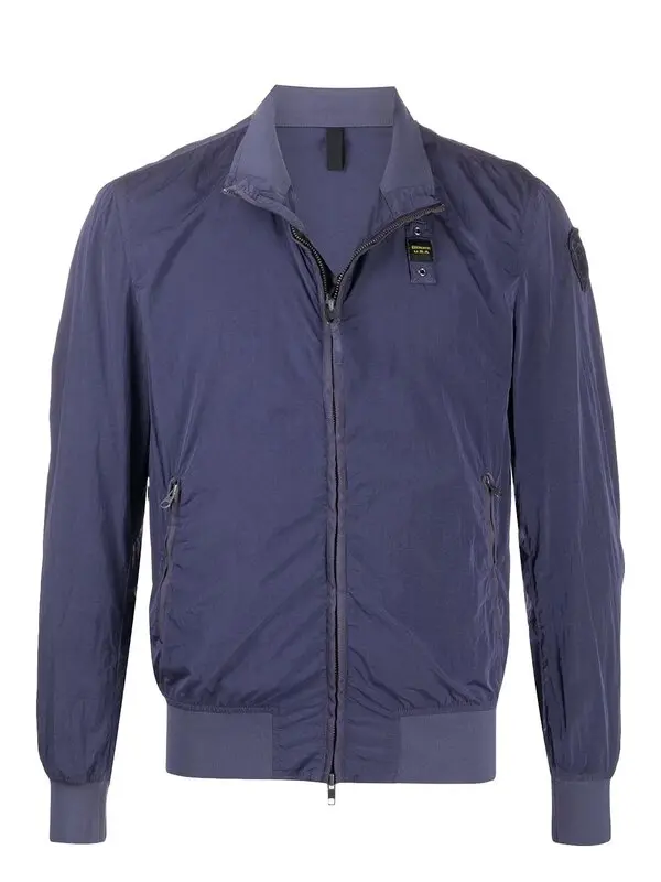 BLAUER. Lightweight Bomber Jacket - Blue