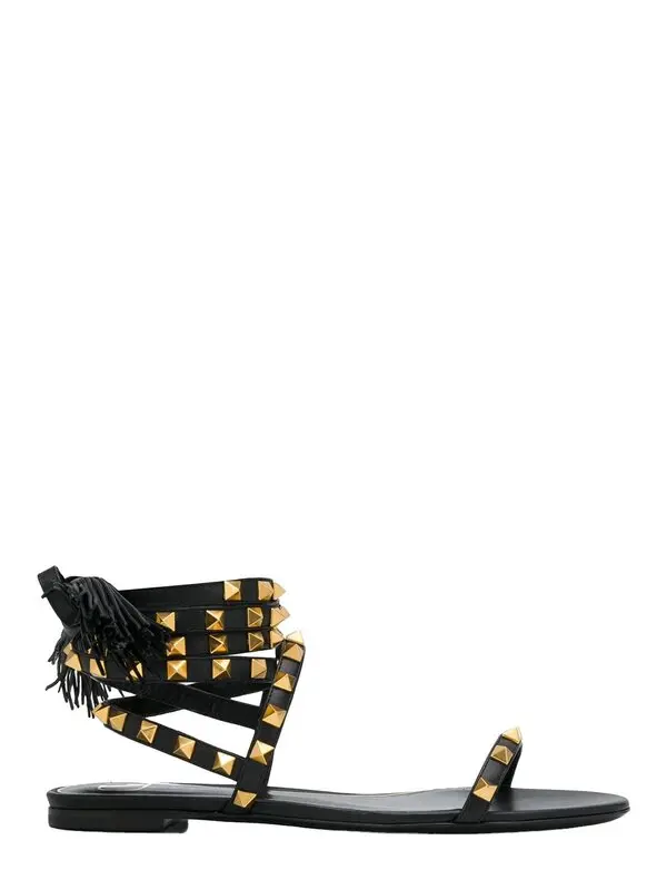Valentino Garavani Rockstud Flair Sandals - Black