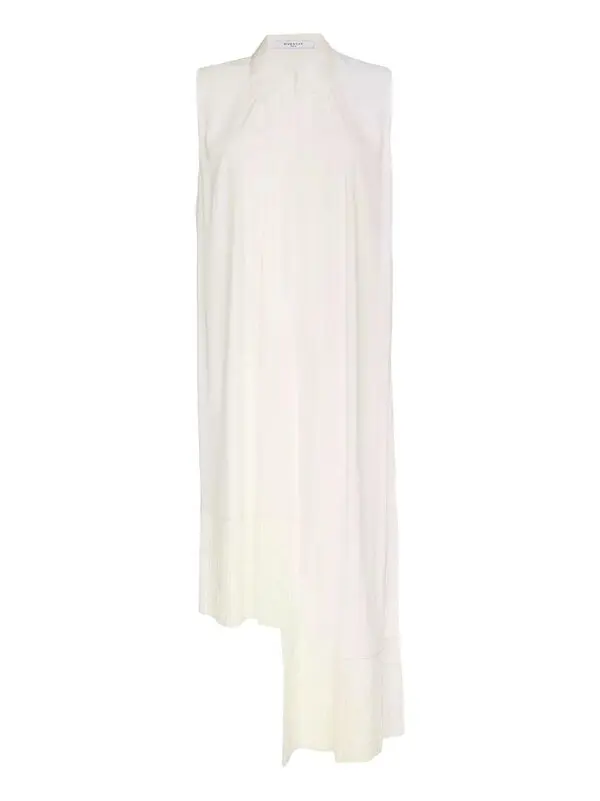 Givenchy Fringe-trimmed Silk-crepe Top - White