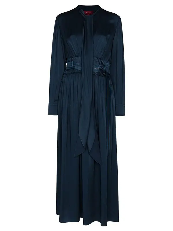 Sies Marjan Faye Belted Midi Dress - Blue