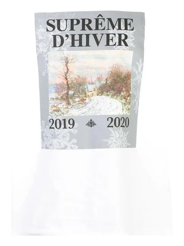 Supreme D Hiver Graphic-print T-shirt - White