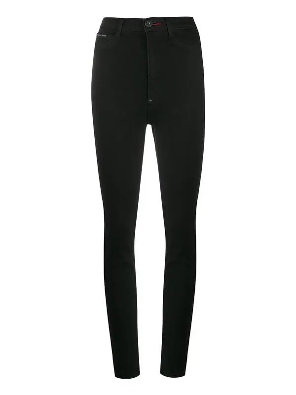 Philipp Plein High-waist Jeggings - Black