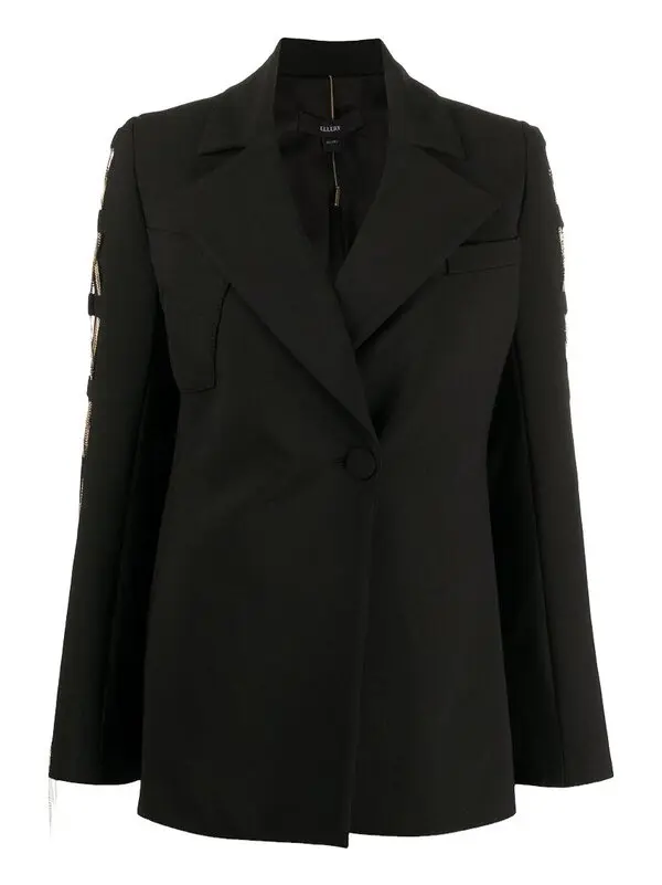 ELLERY Chain Detail Blazer - Black