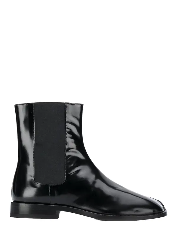 MAISON MARGIELA Tabi Leather Chelsea Boots - Black