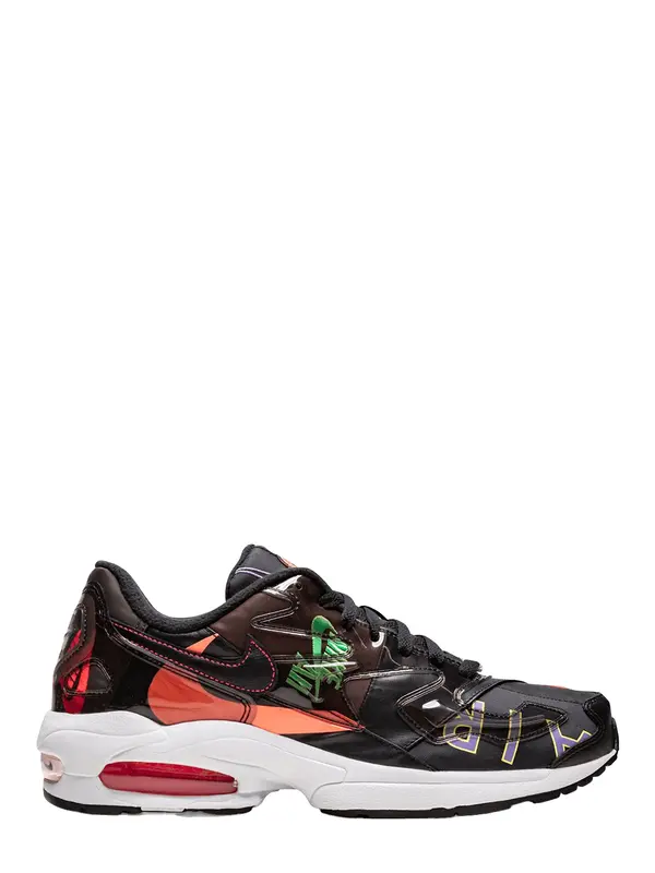 Nike X Atmos Air Max 2 Light Qs Logos Alternative Sneakers - Black