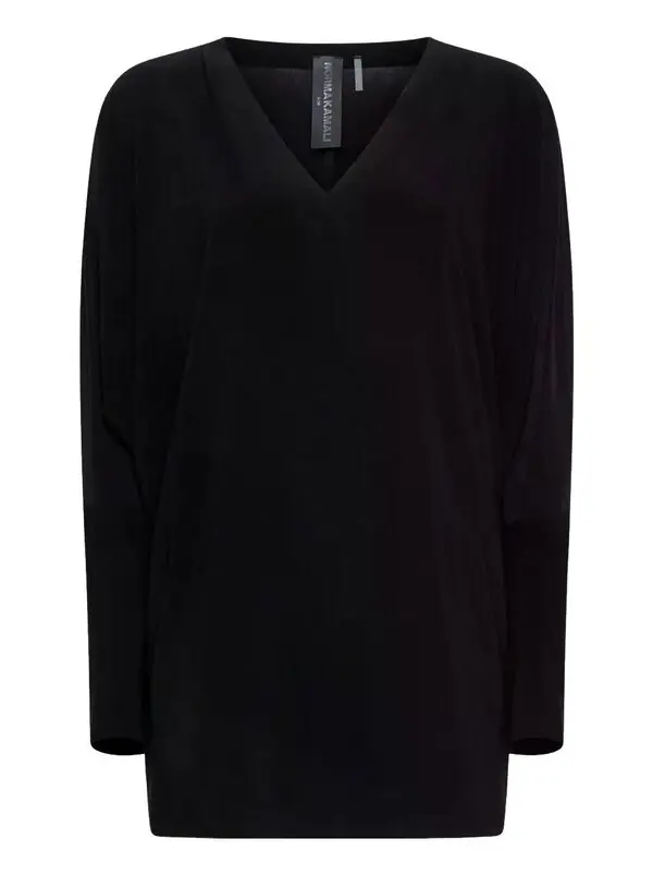 Norma Kamali V-neck Sweater - Black