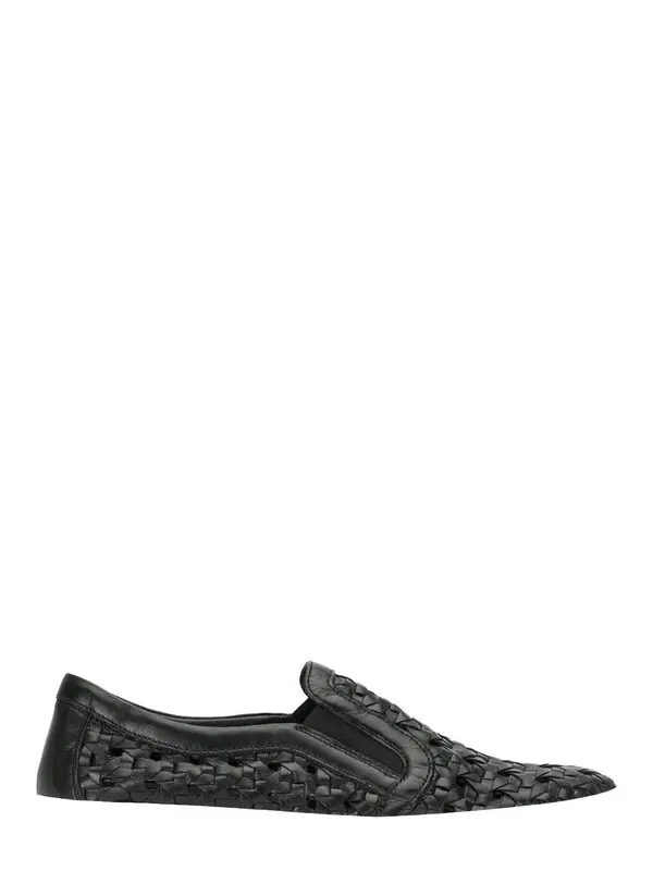 MADISON.MAISON 25mm Woven Sneakers - Black
