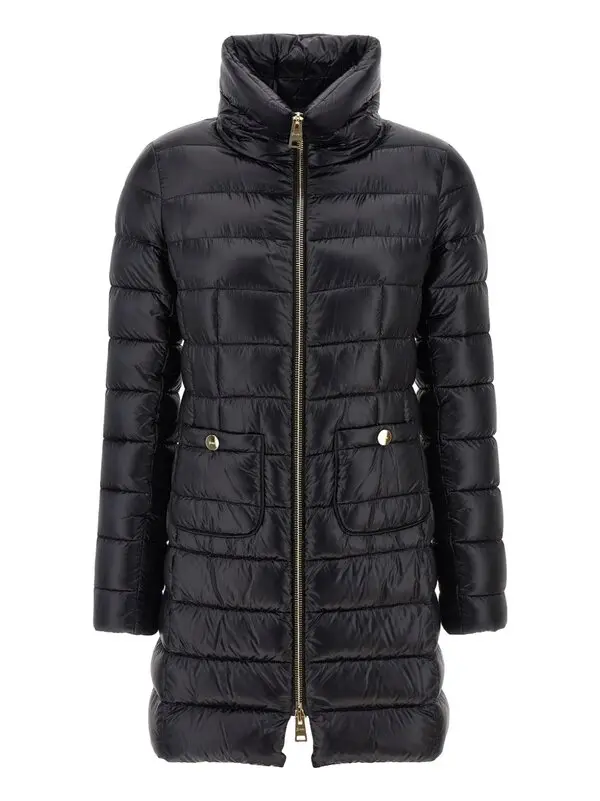 Herno Mid-length Puffer Jacket - Black
