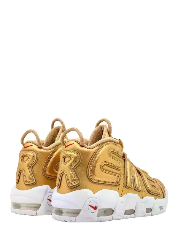 Supreme X Air More Uptempo Suptempo Sneakers - Metallic