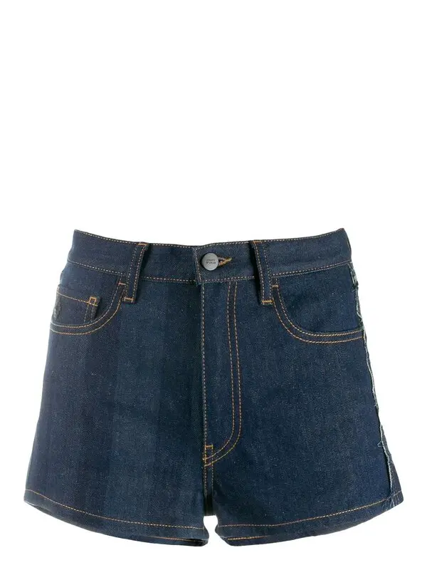 COUNTY OF MILAN Denim Shorts - Blue