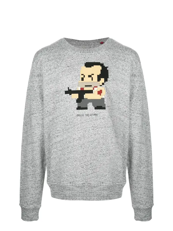 MOSTLY HEARD RARELY SEEN Bruce The Hitman Sweatshirt - Grey