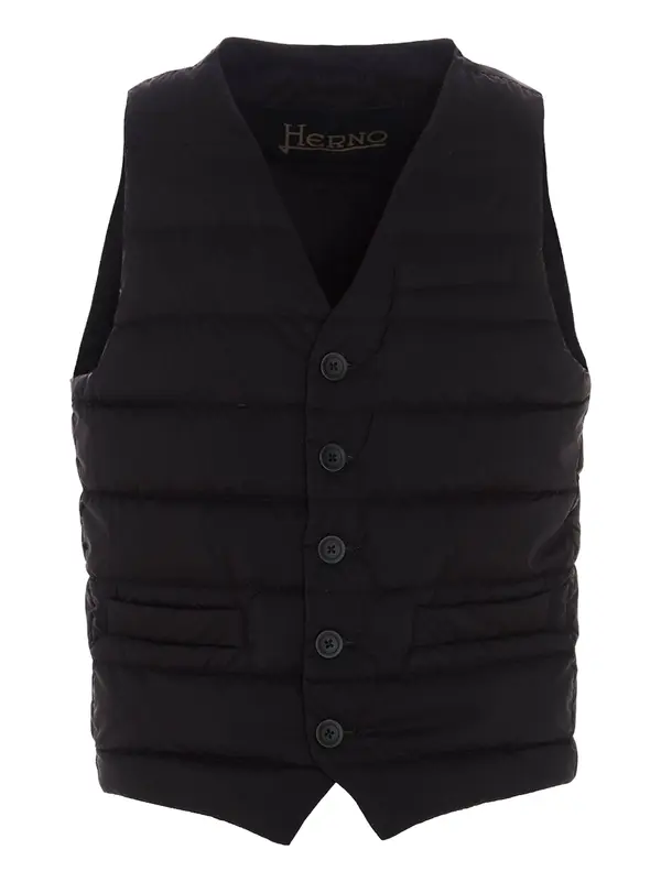 Herno Padded Waistcoat - Black