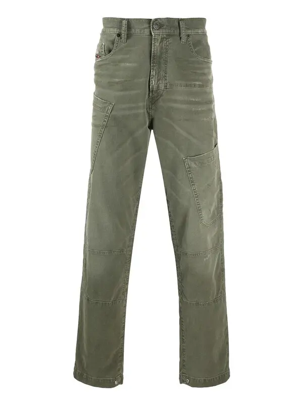 DIESEL® D-azzer Straight-leg Jeans - Green