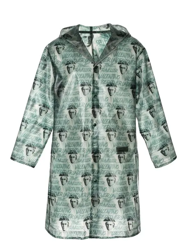 UNDERCOVERISM Clockwork Orange Print Raincoat - Green