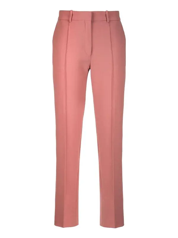 Rokh Tapered Virgin Wool Blend Trousers - Pink