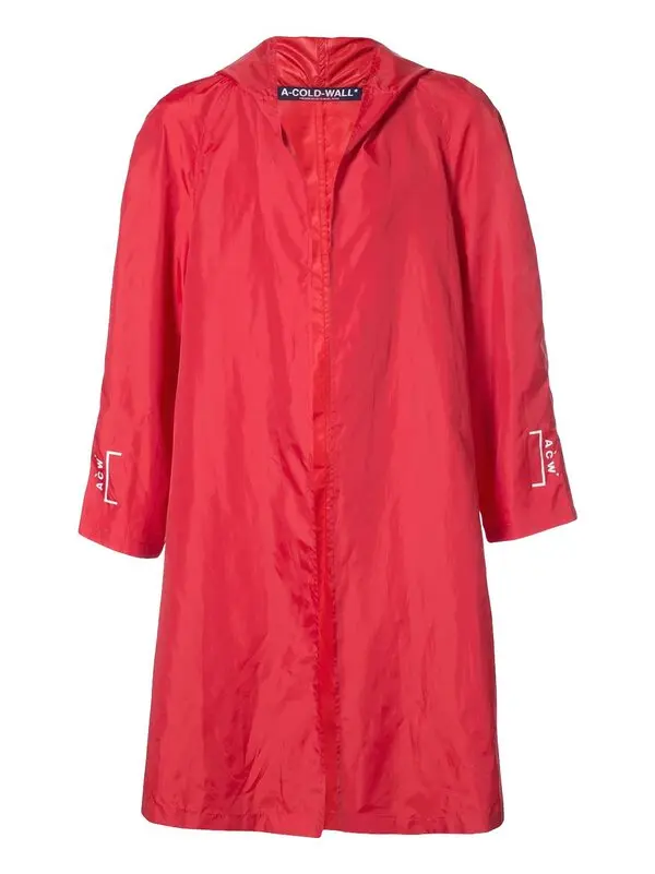 A-COLD-WALL* Hooded Raincoat - Red
