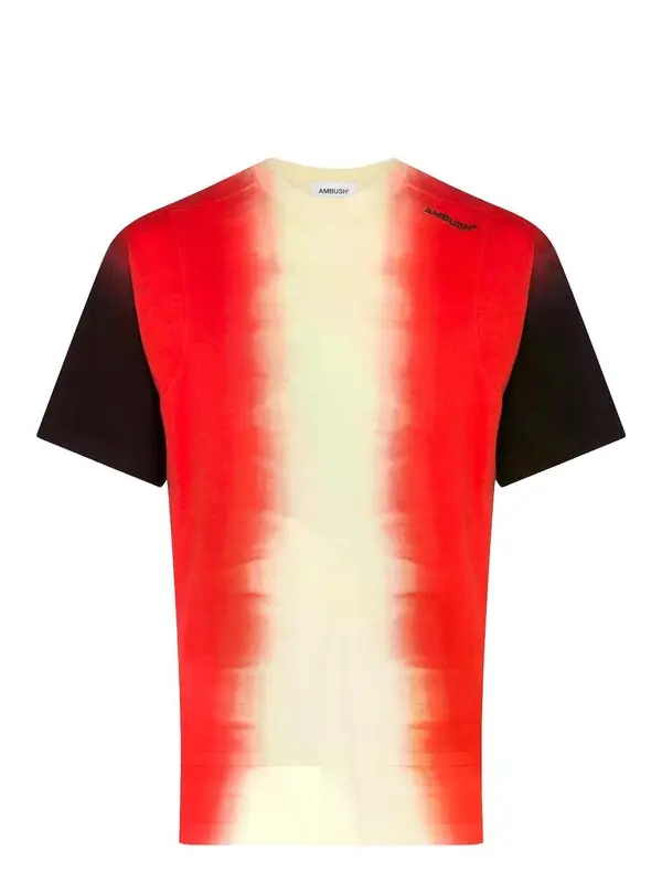 AMBUSH Tie-dye Panel T-shirt - Red