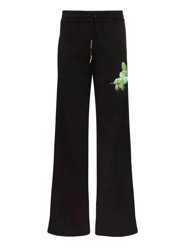 Off-White Wide-leg Tracksuit Bottoms - Black