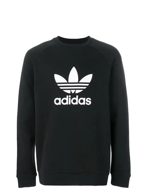 Adidas Originals Logo Print Sweatshirt - Black