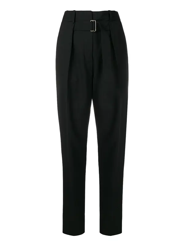 Givenchy Pleated High-rise Trousers - Black