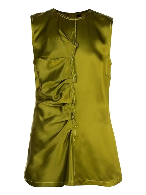 Sies Marjan Jules Silk Blouse - Green