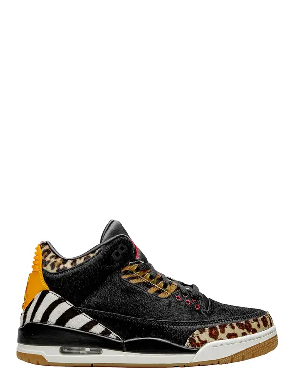 JORDAN Air 3 Retro Animal Instinct Sneakers - Black