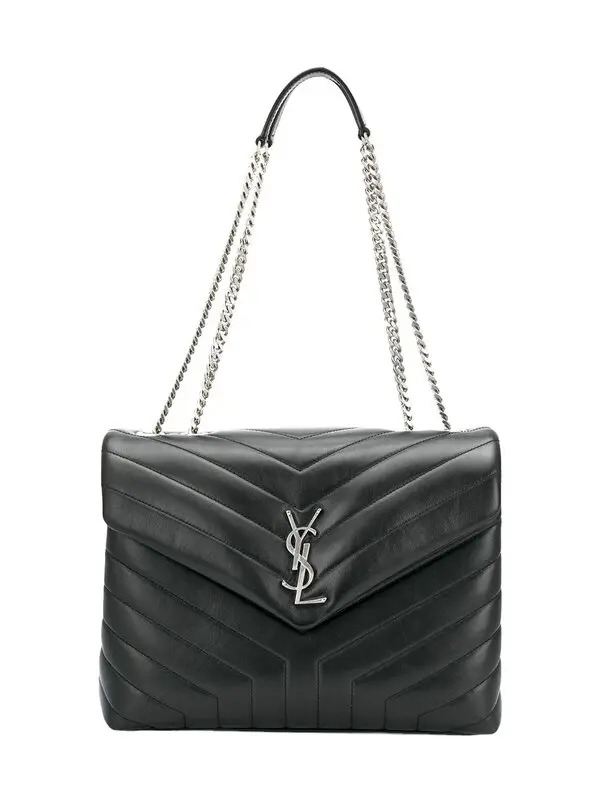 Saint Laurent Loulou Medium Shoulder Bag 574946dv726 1000 - Black