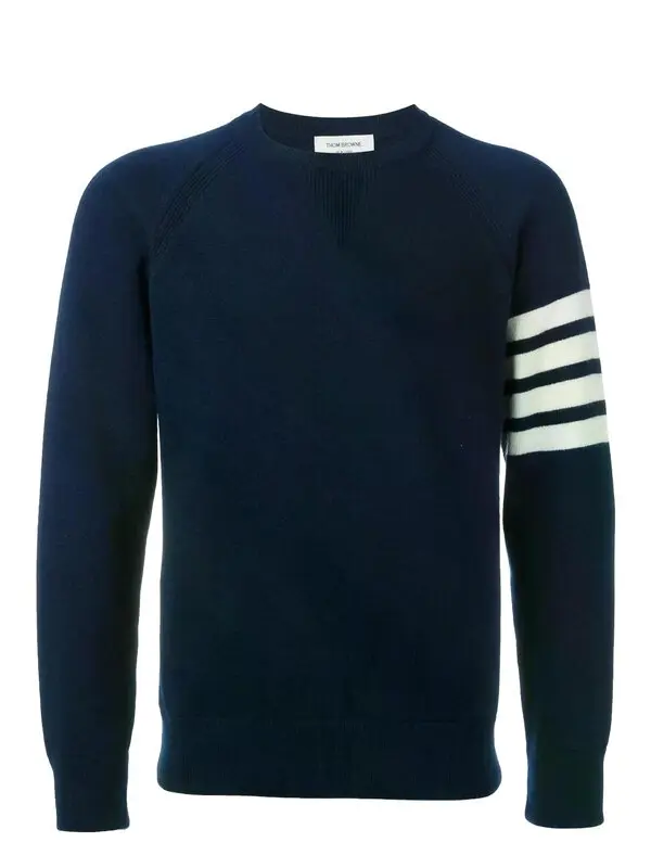 Thom Browne 4-bar Cashmere Jumper - Blue
