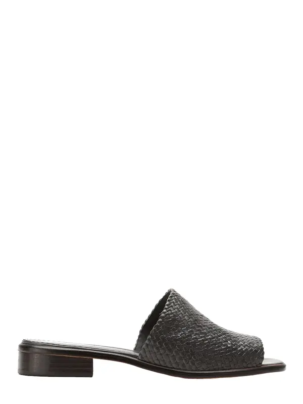 STUDIO CHOFAKIAN Trama Mules - Black