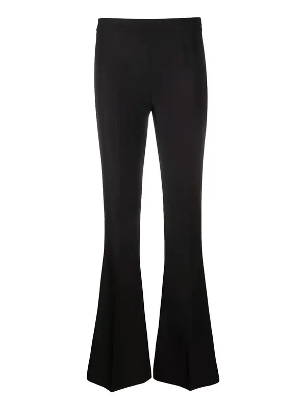 BLANCA VITA Flared Suit Trousers - Black