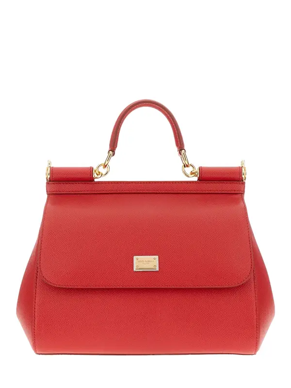 Dolce & Gabbana Large Sicily Tote Bag - Red