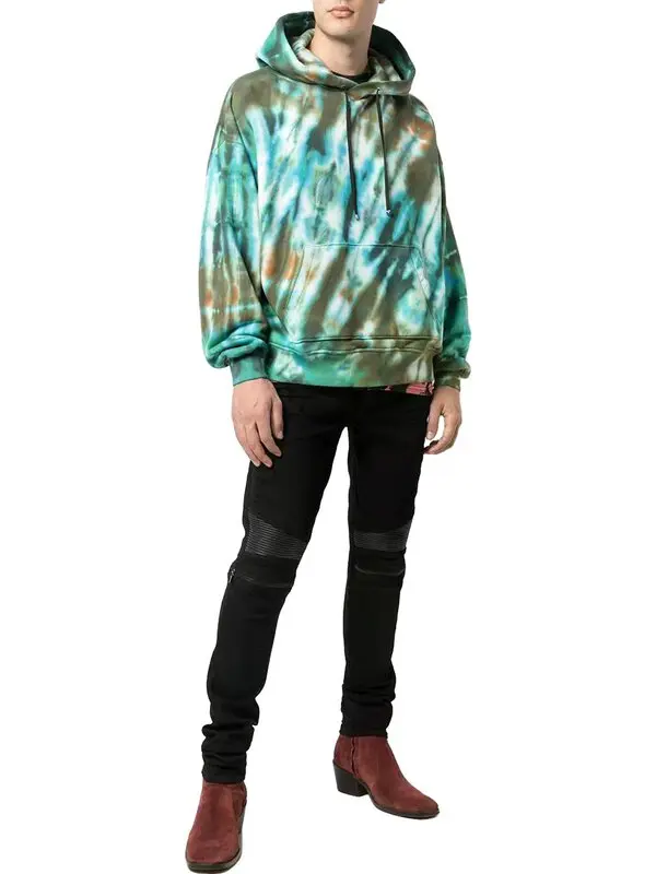 Amiri Tie-dye Oversized Hoodie - Green