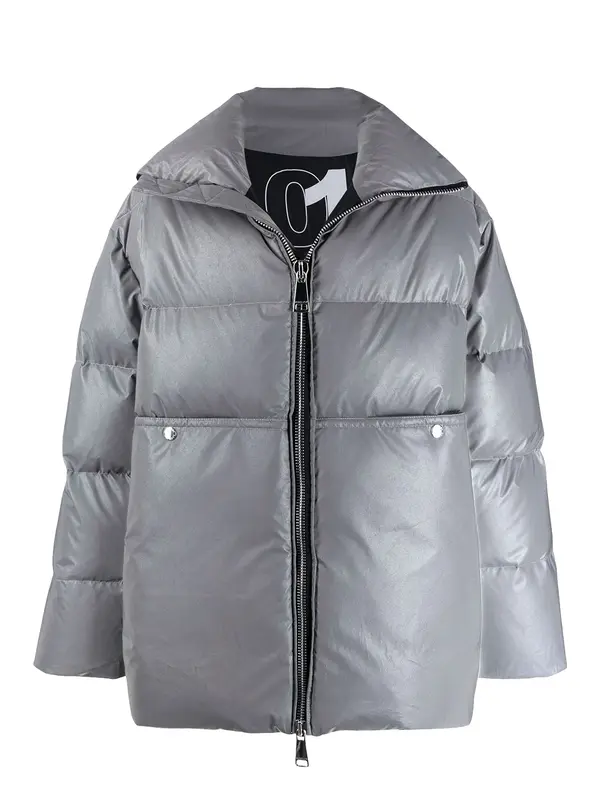 Khrisjoy Loose-fit Padded Coat - Grey
