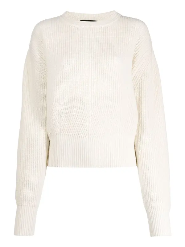 Cashmere In Love Oversized Ivy Sweater - White