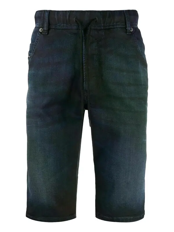 DIESEL® Treated Denim Shorts - Blue