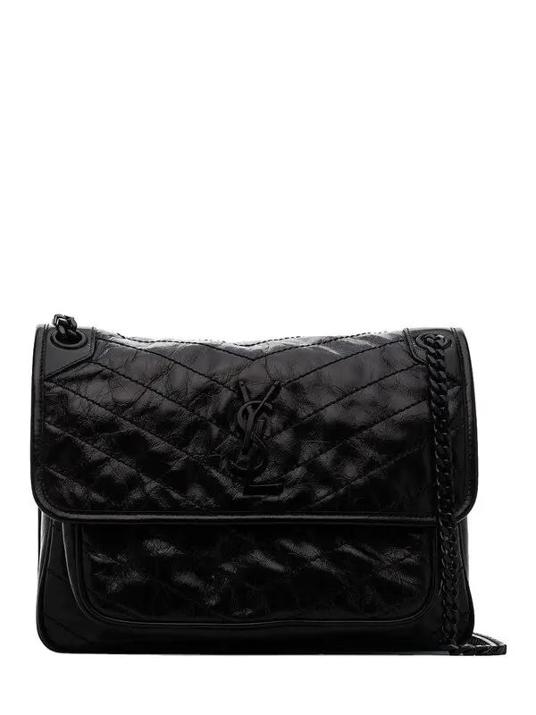 Saint Laurent Niki Chain Strap Bag - Black